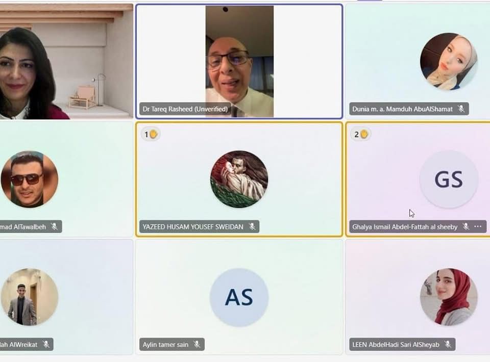 School of Foreign Languages - The University of Jordan - Professor Shereen Kakish Hosts Dr ...